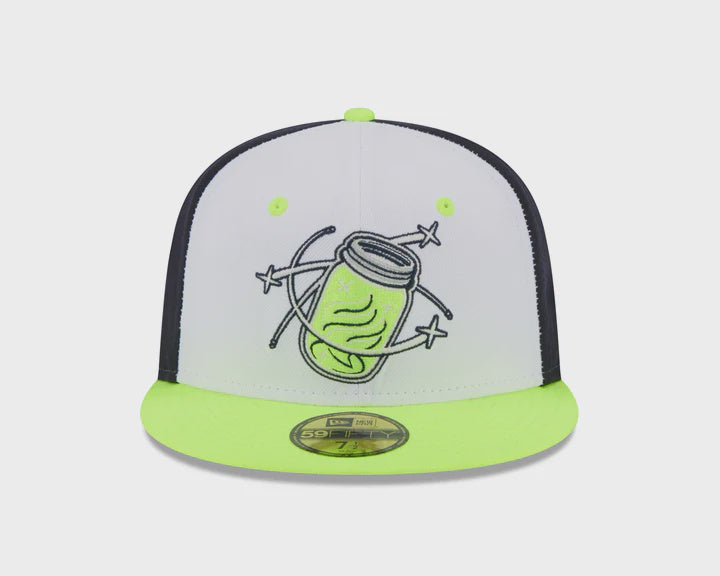 NE Fireflies On-Field 5950 - Neon Mason Jar – Columbia Fireflies ...