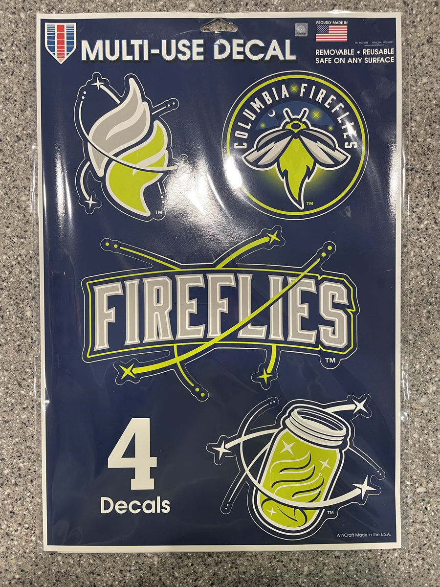 Fireflies Multi-Use Decal Sheet – Columbia Fireflies Official Store