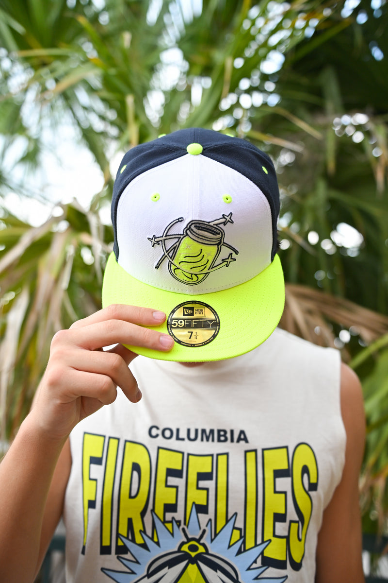 NE Fireflies On-Field 5950 - Neon Mason Jar – Columbia Fireflies ...